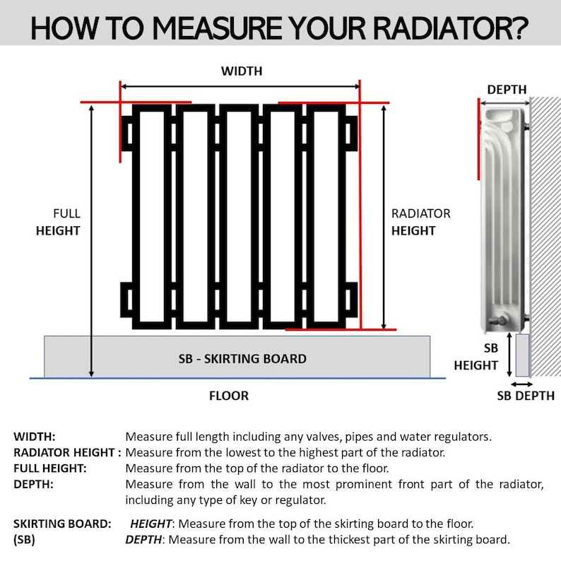Modern Radiator Heater Cover STICKS Design White 70 80 90 100 110 120 ...