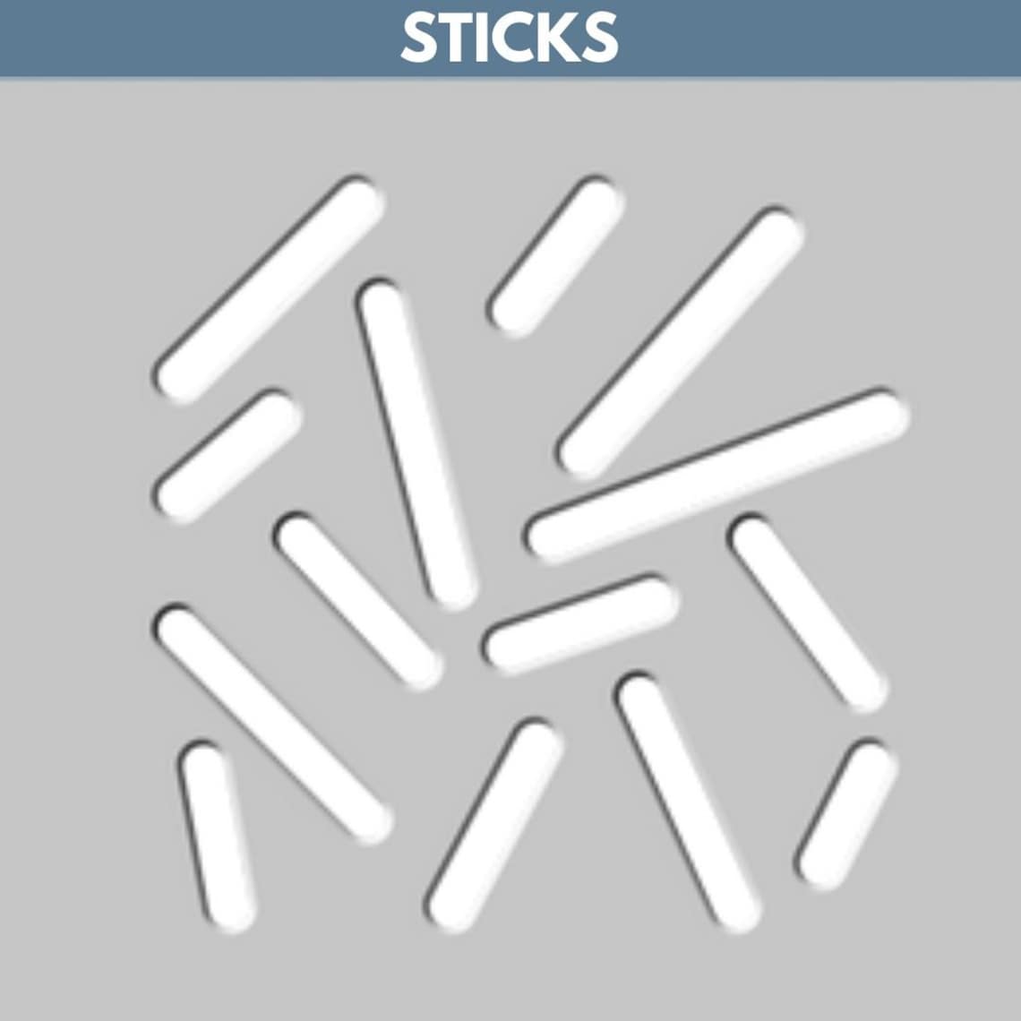 Modern Clip-on Radiator Heater Cover With Trendy STICKS Design SATIN ...