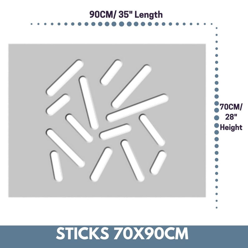 Modern Radiator Heater Cover STICKS Design White 70 80 90 100 110 120 ...