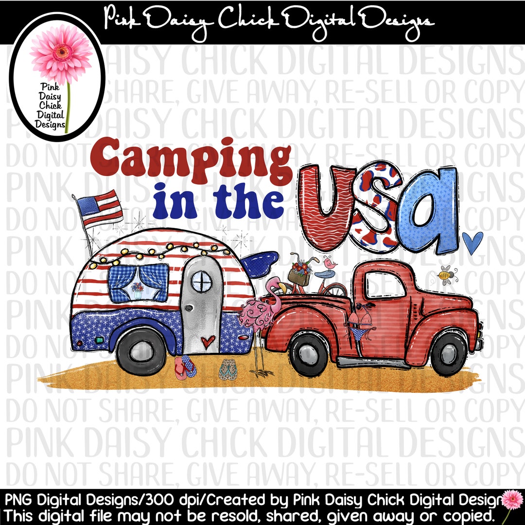 Digital Png/camping in the Usa/camping/i Love America/july 4th ...