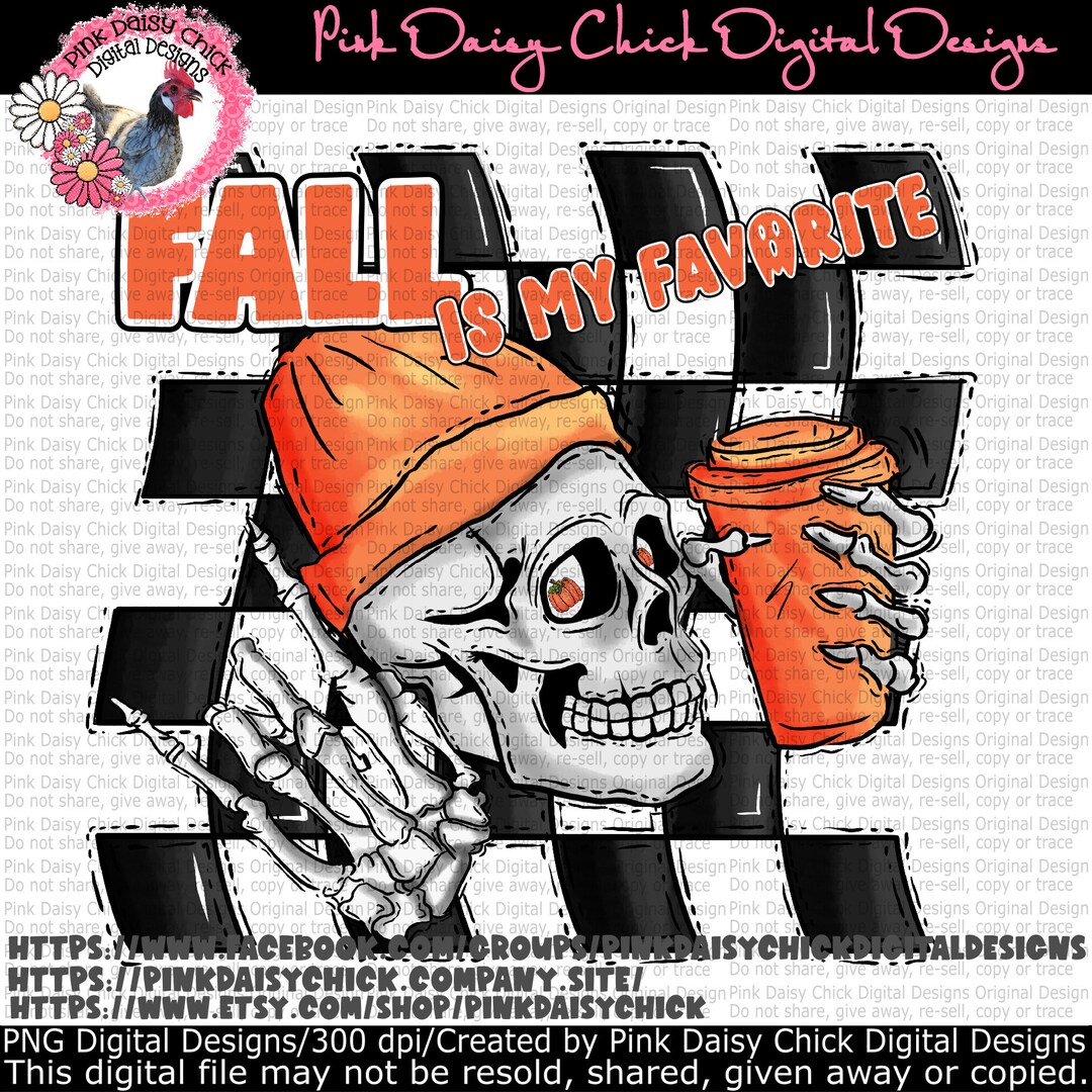 Fall Digital PNG, Sublimation Png, Fall Shirt Png, Skellie Png, Fall ...