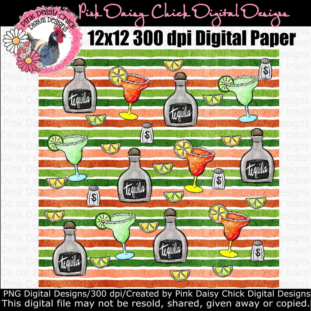 Digital PNG, Digital Paper, Digital Pattern, Margarita Digital Paper ...