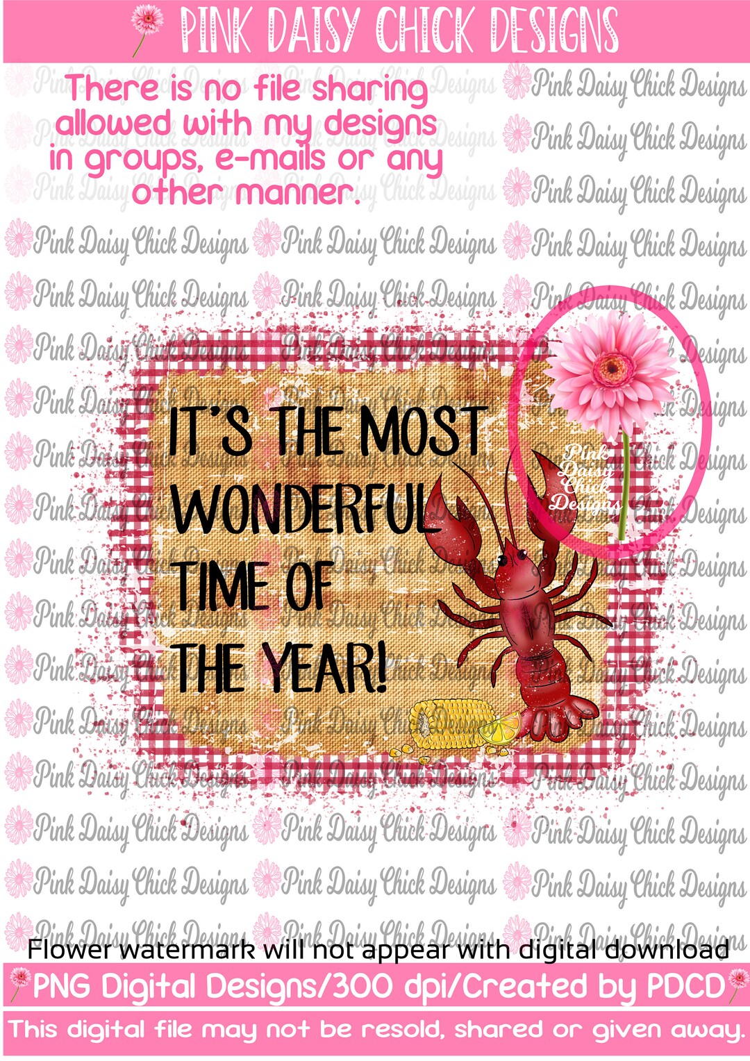 Digital PNG / It's the Most Wonderful Time of the Year Crawfish ...