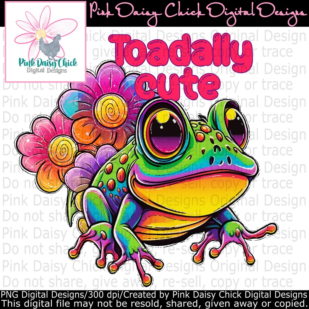 Digital PNG / Toadally Cute / Toad / Kids / Cute Kids / Bright Colors ...