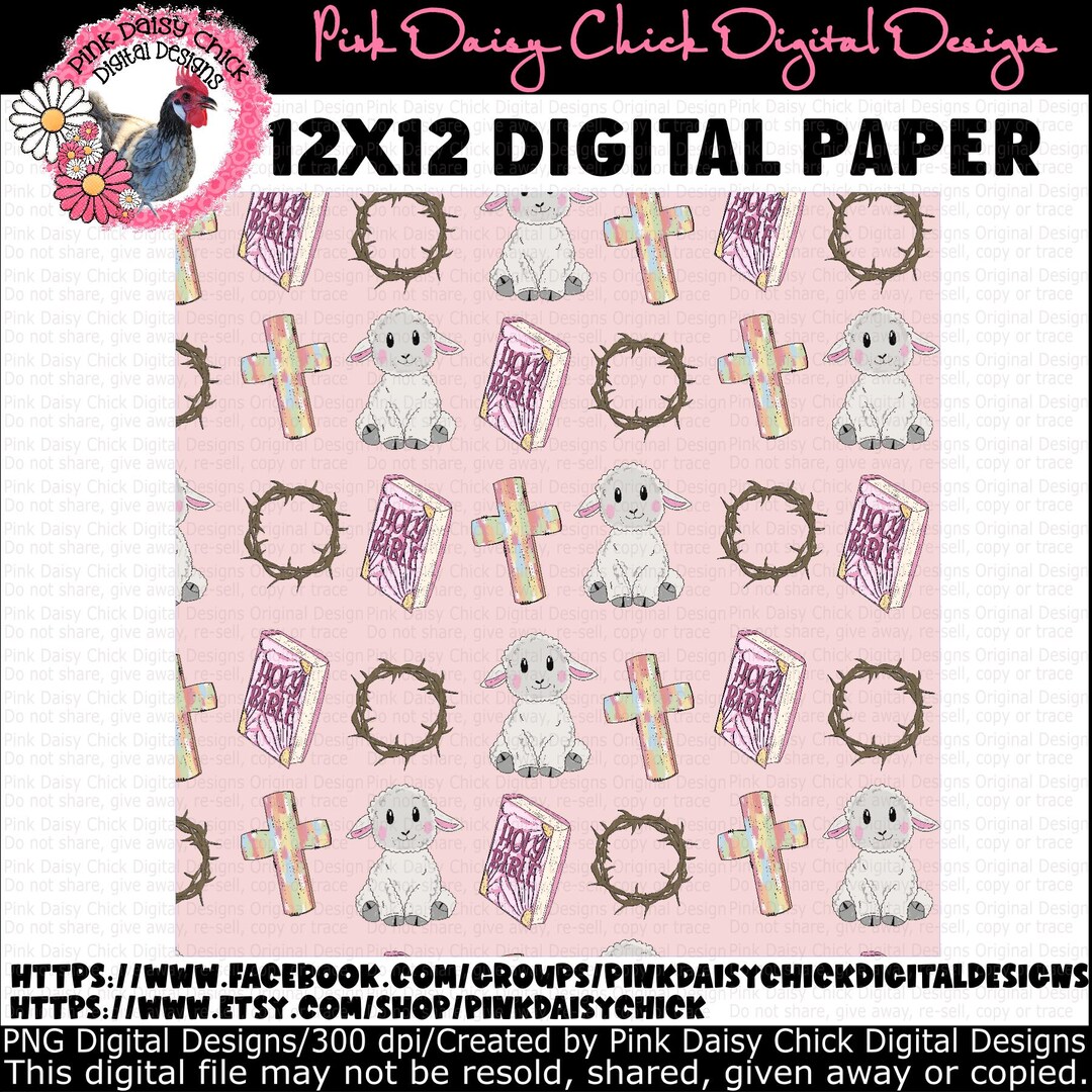 Digital PNG, Digital Paper, Digital Pattern, Christian Digital Paper ...