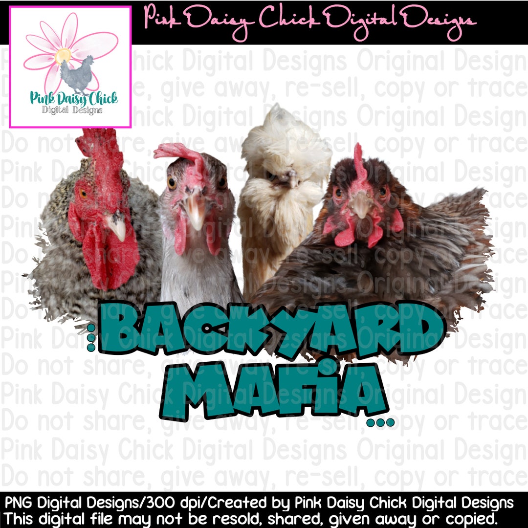 Digital PNG / Backyard Mafia / Chickens / Hens / Roosters / Chicken ...