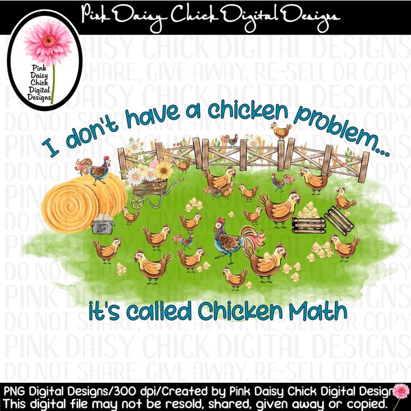 Chicken Math Png - Etsy