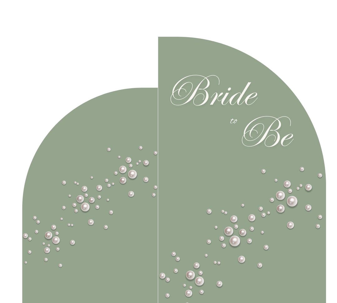 SAGE Green Bridal Shower Baby Shower Backdrop | Digital Download | Set ...