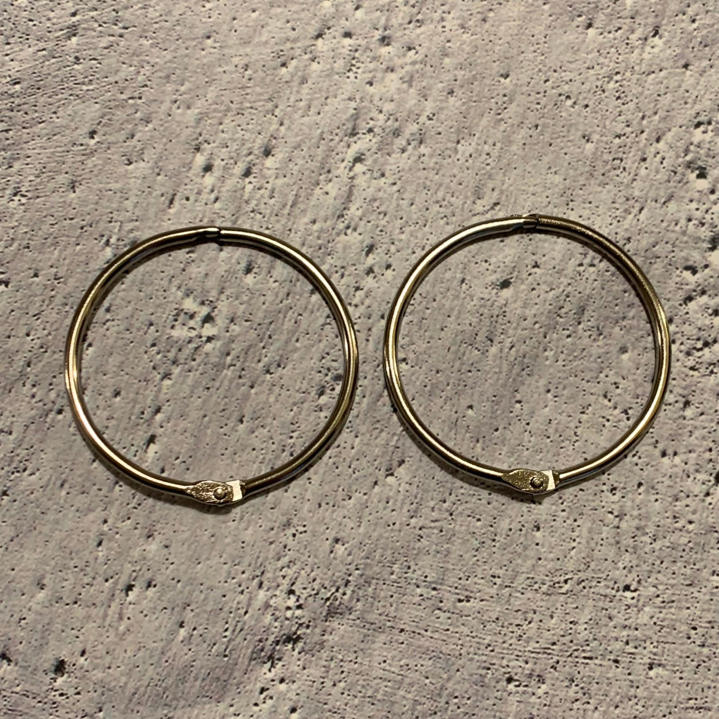 X2 Metal Binding Rings Silver 75mm 50mm 32mm 25mm - Etsy