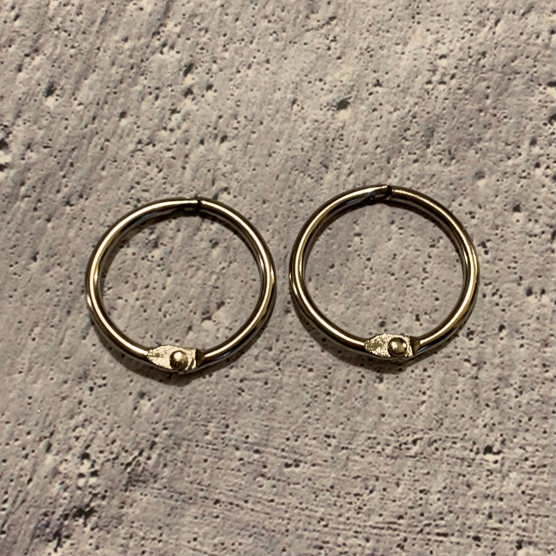 X2 Metal Binding Rings Silver 75mm 50mm 32mm 25mm | Etsy