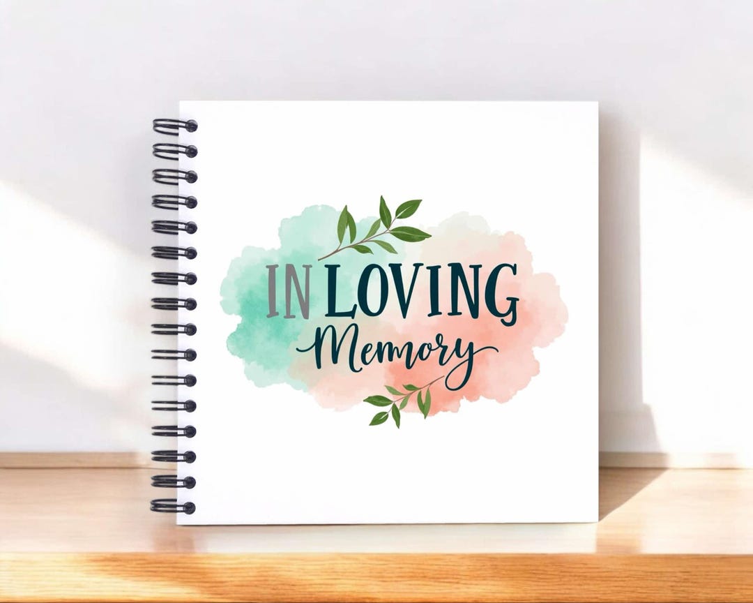 Leaves in Loving Memory A3/a4/a5/square Scrapbook Photo Album Memory ...