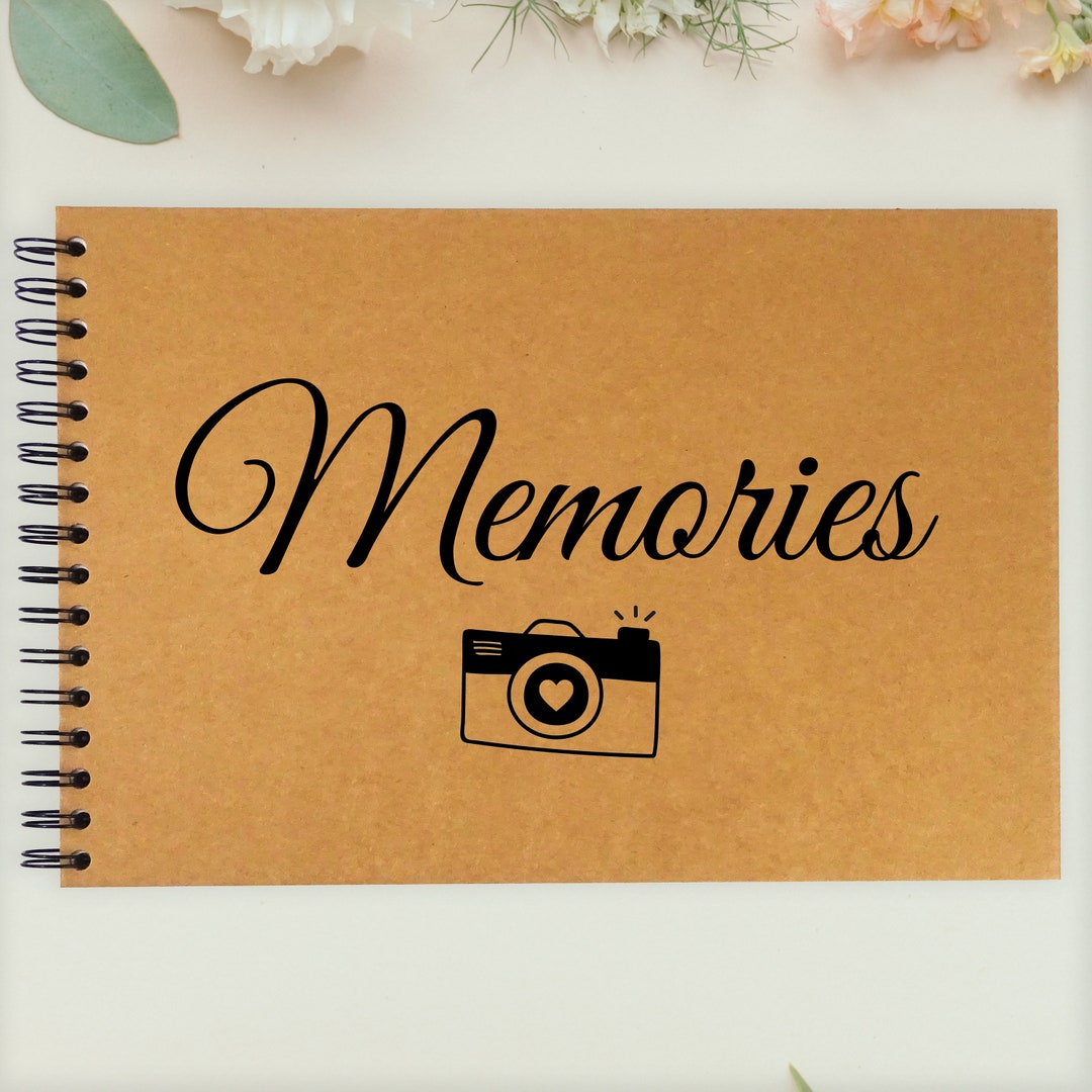 Camera A3/A4/A5 Memories Scrapbook Photo Album Memory Keepsake, Black ...