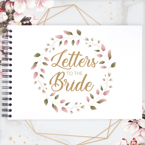Letters to the Bride Scrapbook/ Kraft Spiral Bound Photo - Etsy