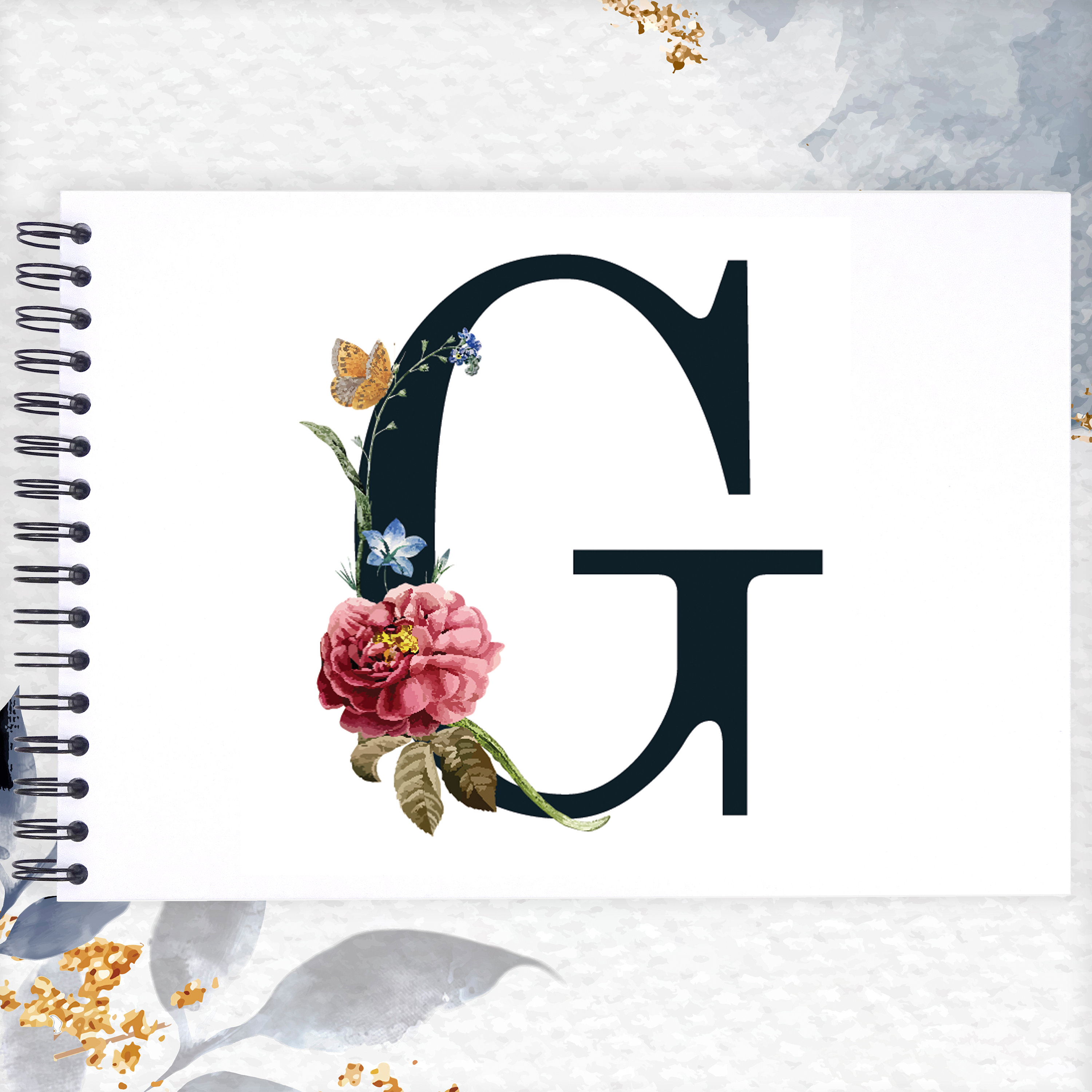 Monogram Decoratieve Letter A3/A4/A5 Alfabet Plakboek Fotoalbum Memory ...