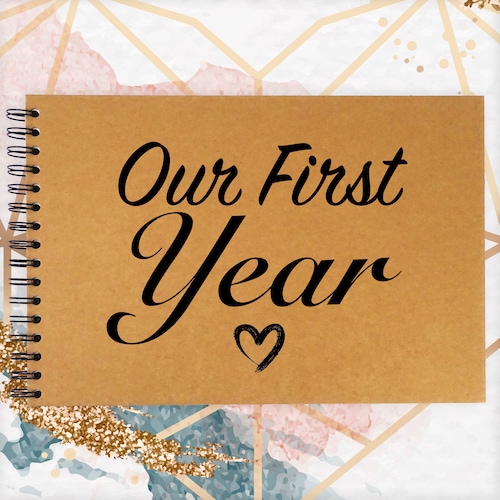 Our First Year A3/A4/A5 Scrapbook Photo Album Memory Keepsake - Etsy UK