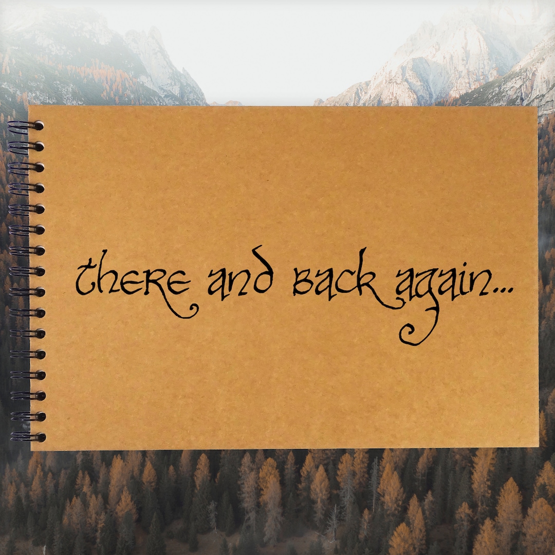 There and Back Again A3/A4/A5 Scrapbook Photo Album Memory Keepsake ...