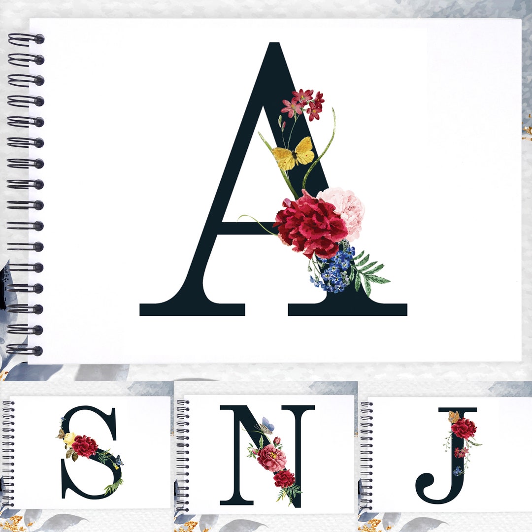 Monogram Decoratieve Letter A3/A4/A5 Alfabet Plakboek Fotoalbum Memory ...