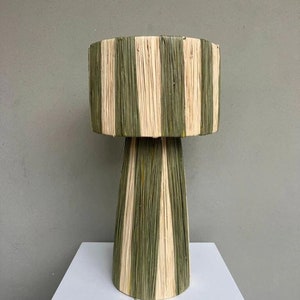 Lamps Raffia Natural Raffia Lamp - Etsy