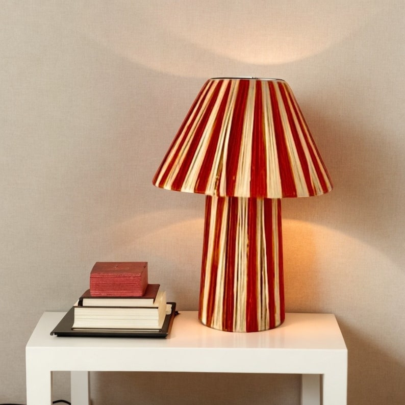 Raffia Pendant Light, Hanging Lamp Shade in Raffia - Etsy Australia