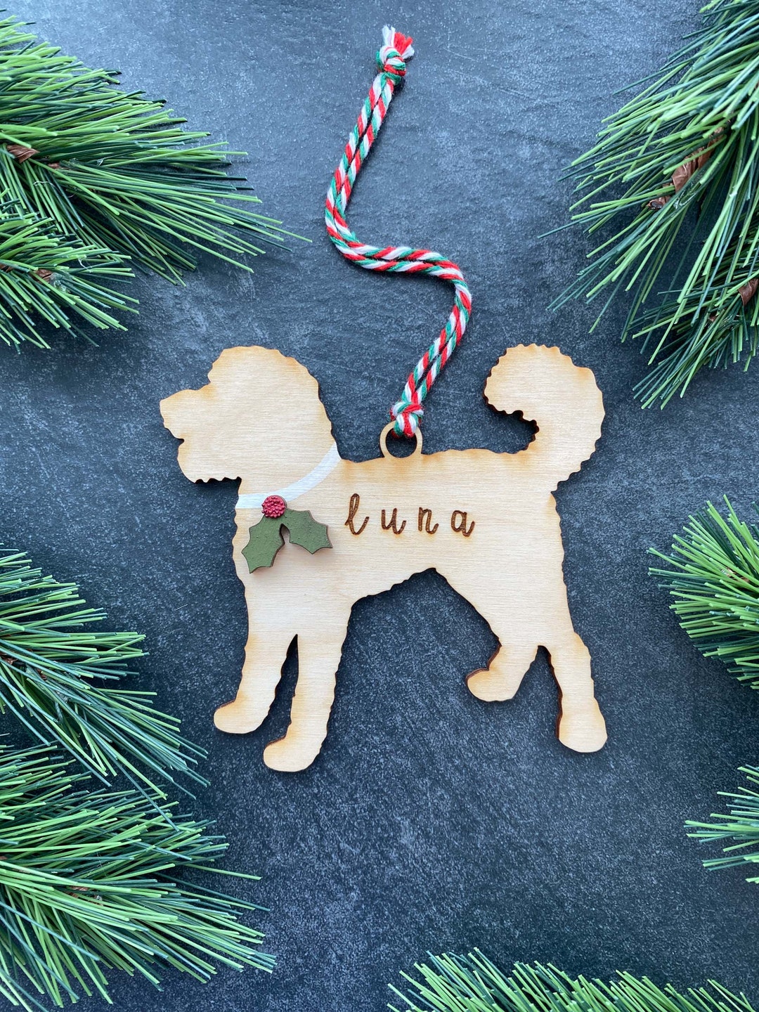 Labradoodle Ornament Doodle, [personalized Name Dog Gift, Stocking ...