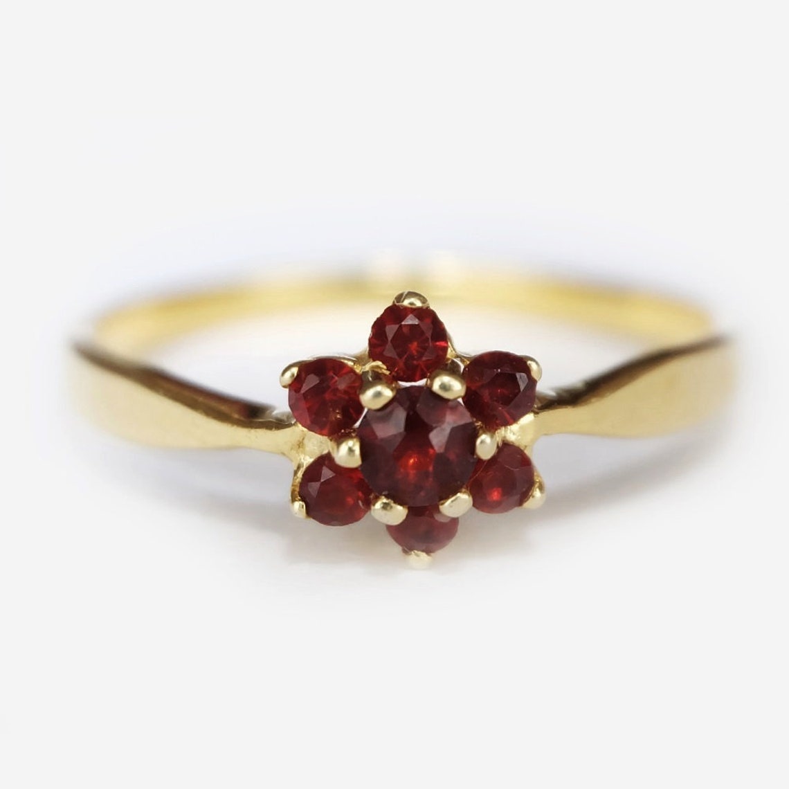 Garnet ring for women garnet engagement ring garnet ring | Etsy