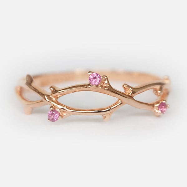 Gold Sapphire Ring - Etsy