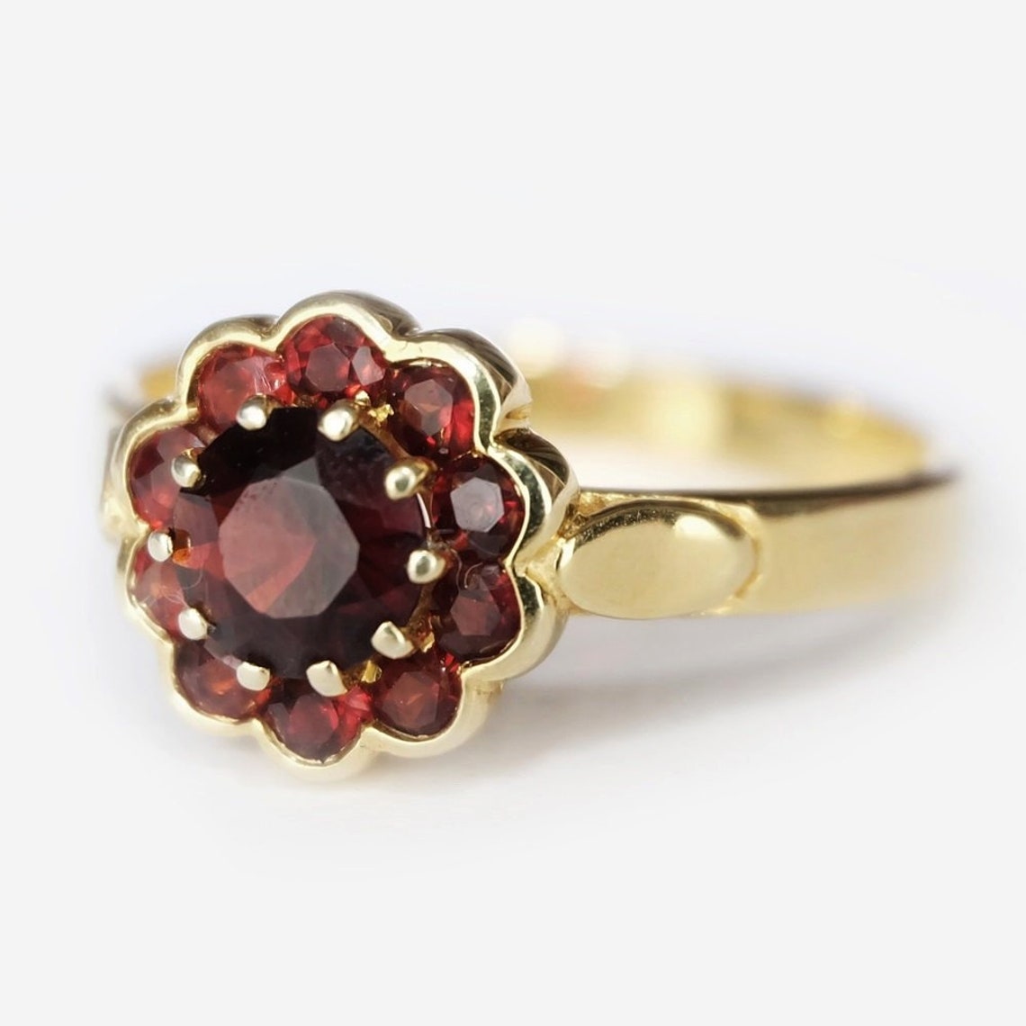 Garnet Ring for Women, Garnet Engagement Ring, Garnet Ring Women ...