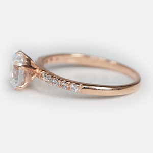 White Topaz Engagement Ring White Topaz Rings for Women - Etsy