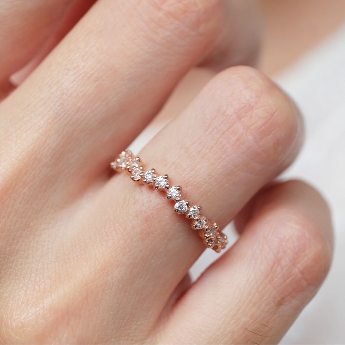 Diamond Cluster Ring 14k Gold Cluster Ring Cluster Ring | Etsy