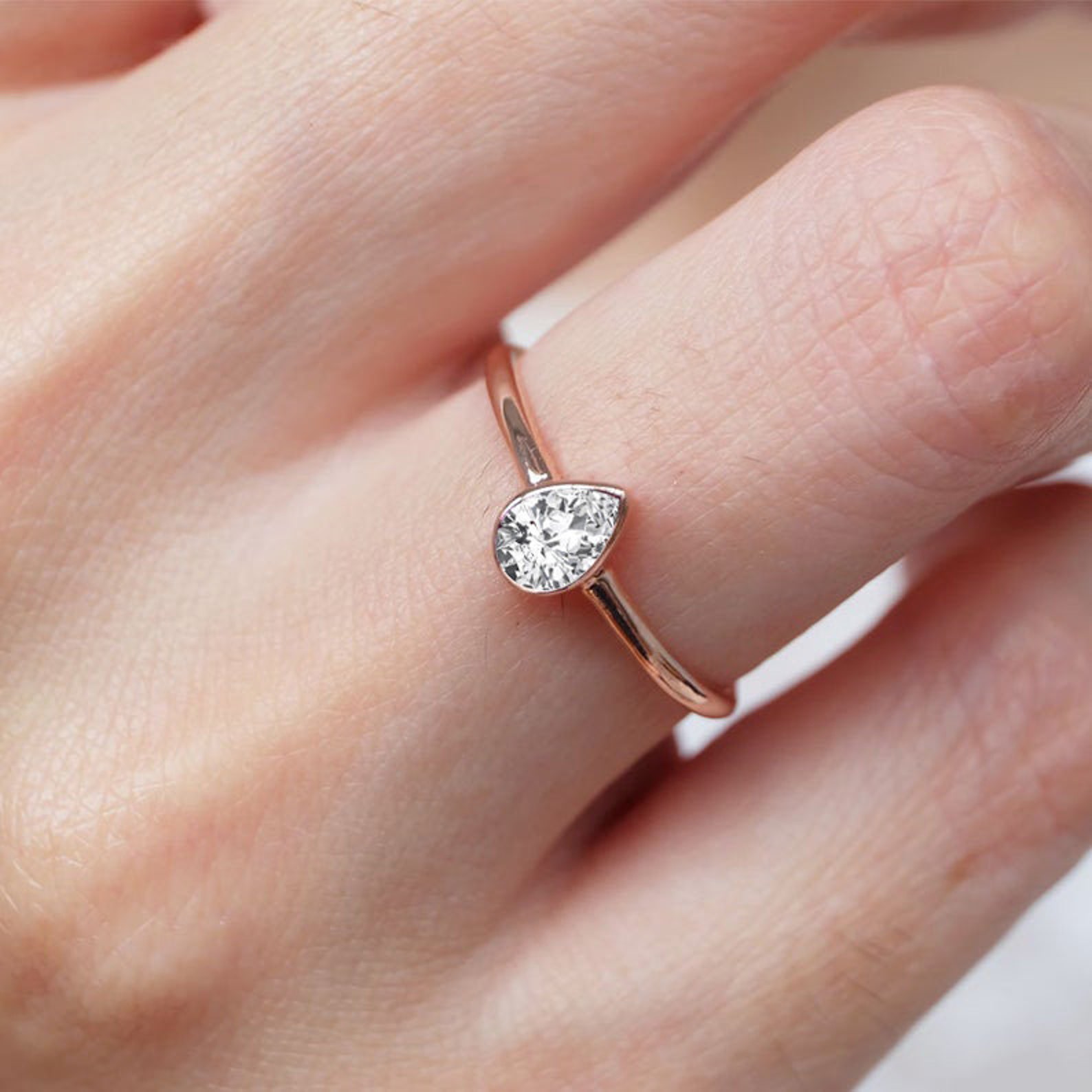 Sapphire Ring White Sapphire Ring Natural Sapphire Ring | Etsy