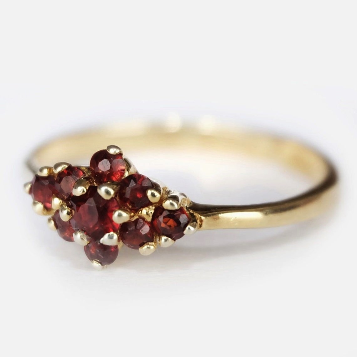 Garnet ring for women garnet engagement ring garnet ring | Etsy