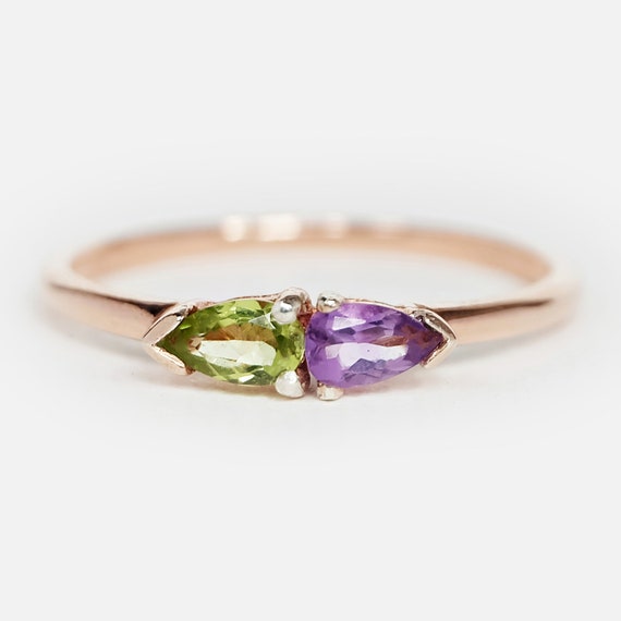 His and hers birthstone ring store