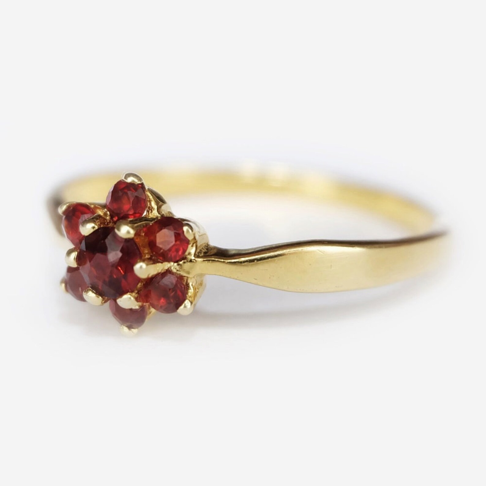 Garnet ring for women garnet engagement ring garnet ring | Etsy