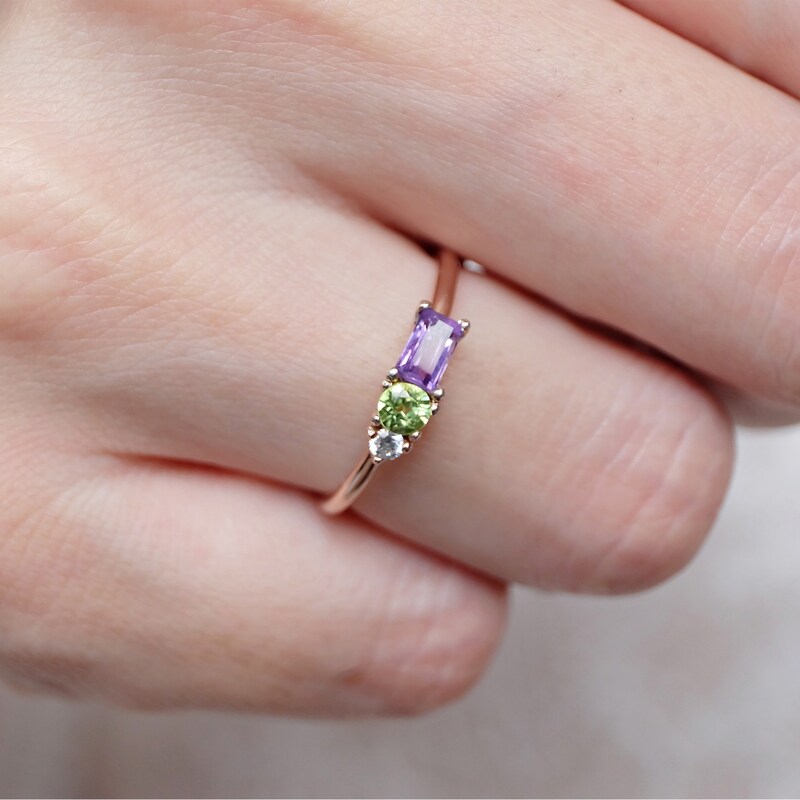 Amethyst and Peridot - Etsy