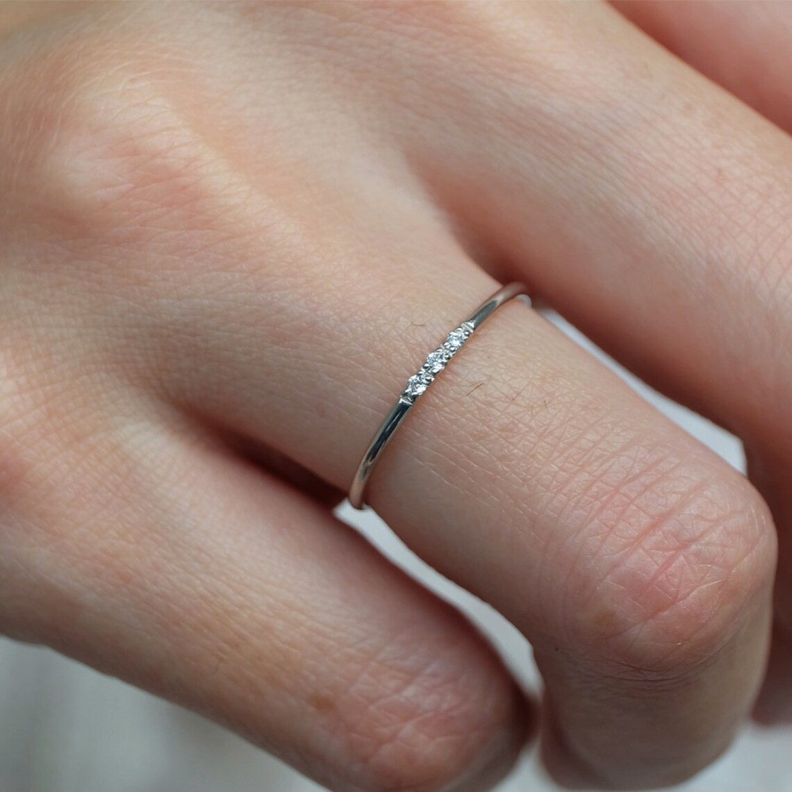 Simple Diamond Ring Wedding Ring Engagement Ring Diamond | Etsy