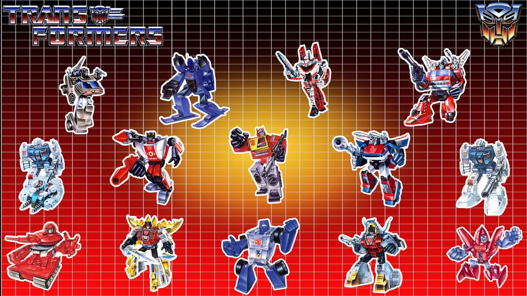Transformers G1 Autobots 1985 Box Art Vinyl Decal Sticker - Etsy