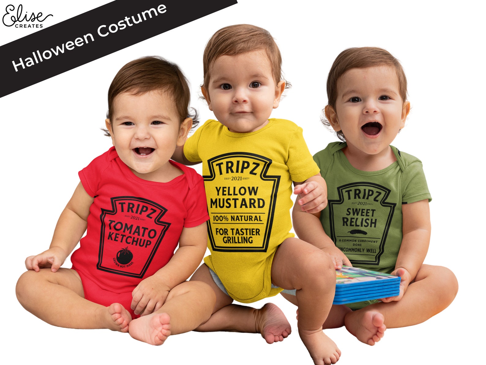 Triplet Costume SVG | Relish, Ketchup, Mustard (digital Download) - Etsy