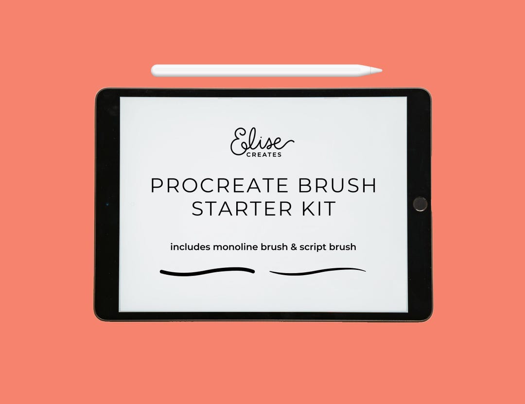 Monoline and Script Procreate Brush Set – Procreate Brush Starter Kit | Brush for Procreate ...
