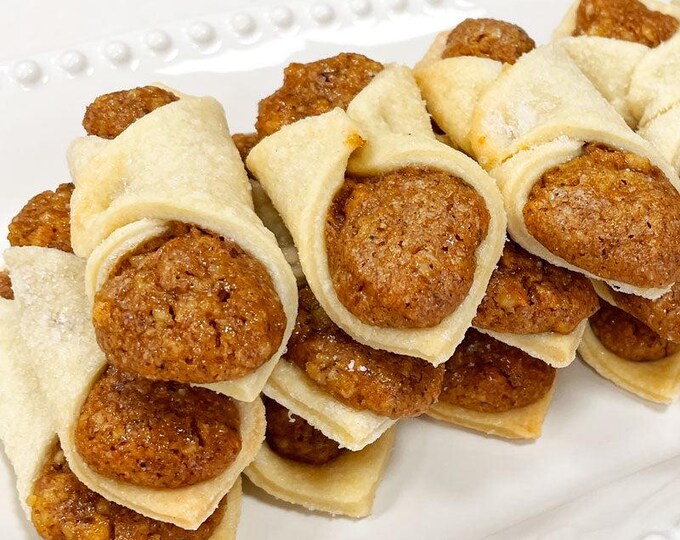 2 Dozen Homemade Cream Cheese Kiffles, Apricot Kiffles, Walnut Kiffles ...