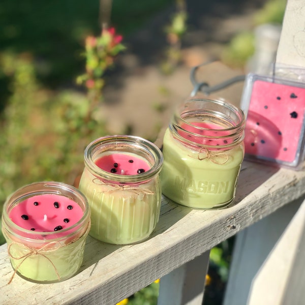 Watermelon Candle - Etsy