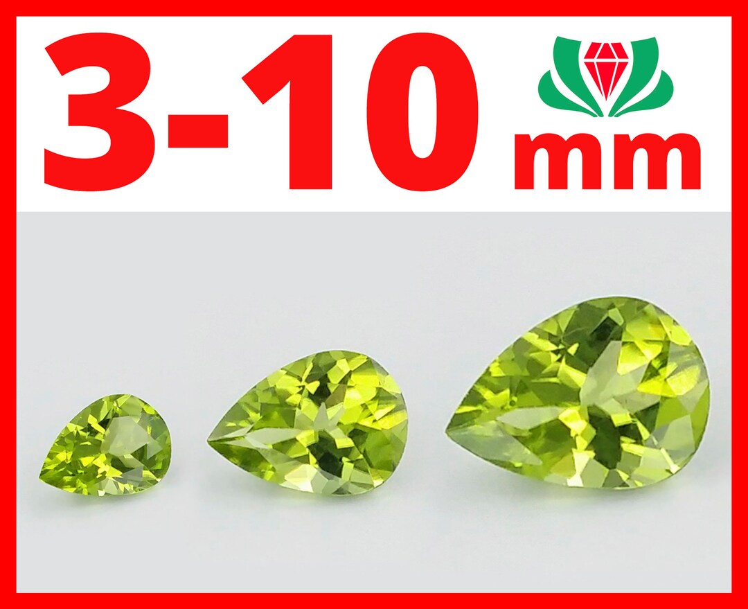 Olivine Gemstone, Natural Olivine, 3-10mm, Top Quality, Gemstone ...