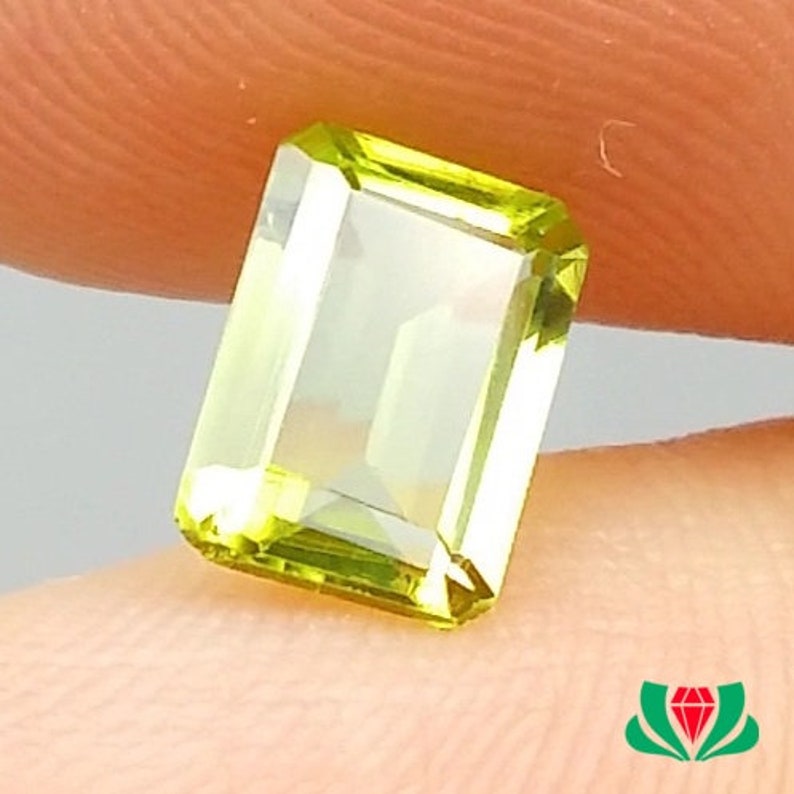 Emerald Cut Peridot, Natural Peridot, 3-10mm, Top Quality, Peridot ...