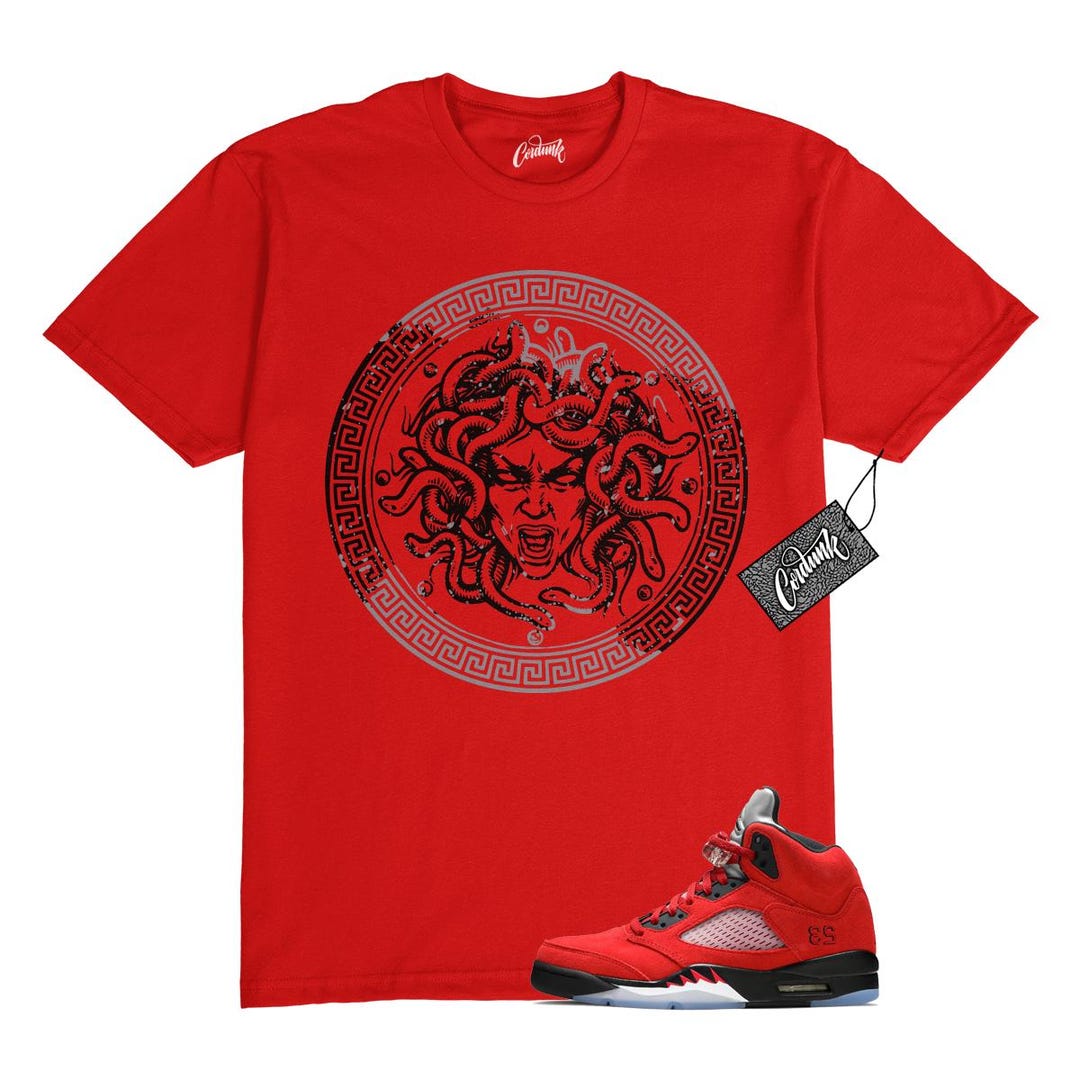 5 Red Raging Bull Varsity Black White T Shirt Match CLP - Etsy