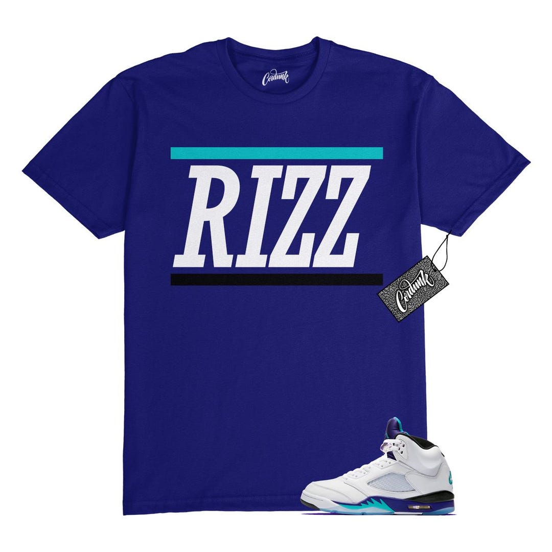 5 Grape White Black 2025 Blue T Shirt Match RIZZ - Etsy