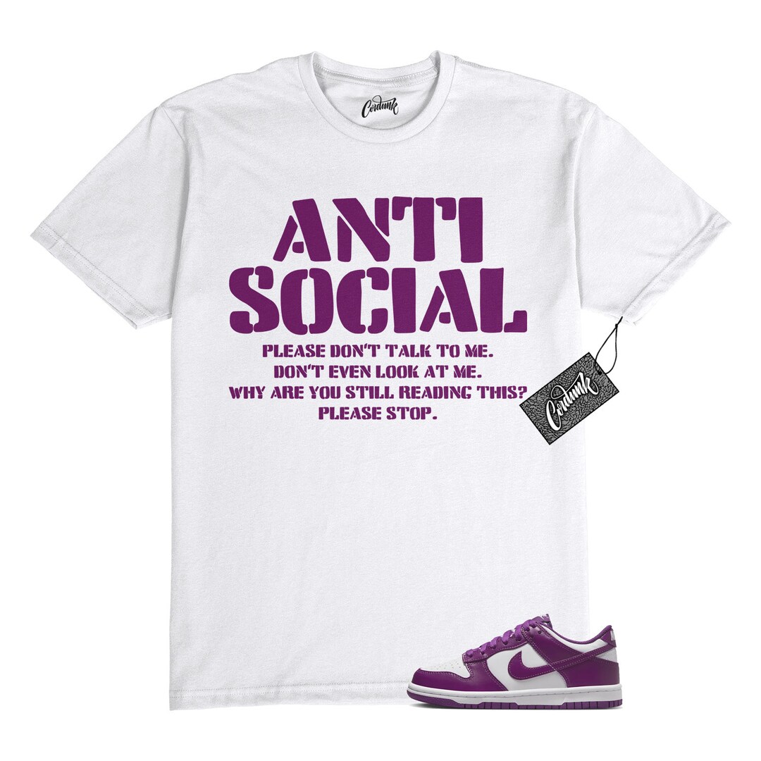 Dunk White Platinum Violet Viotech T Shirt to Match AS - Etsy
