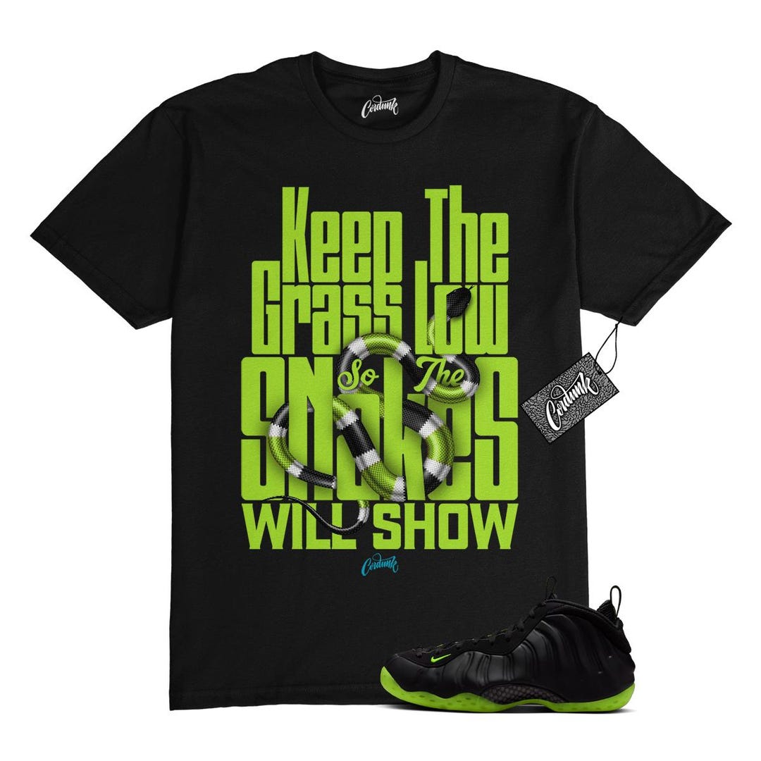 Foamposite Volt Black Air One T Shirt Match GRASS - Etsy
