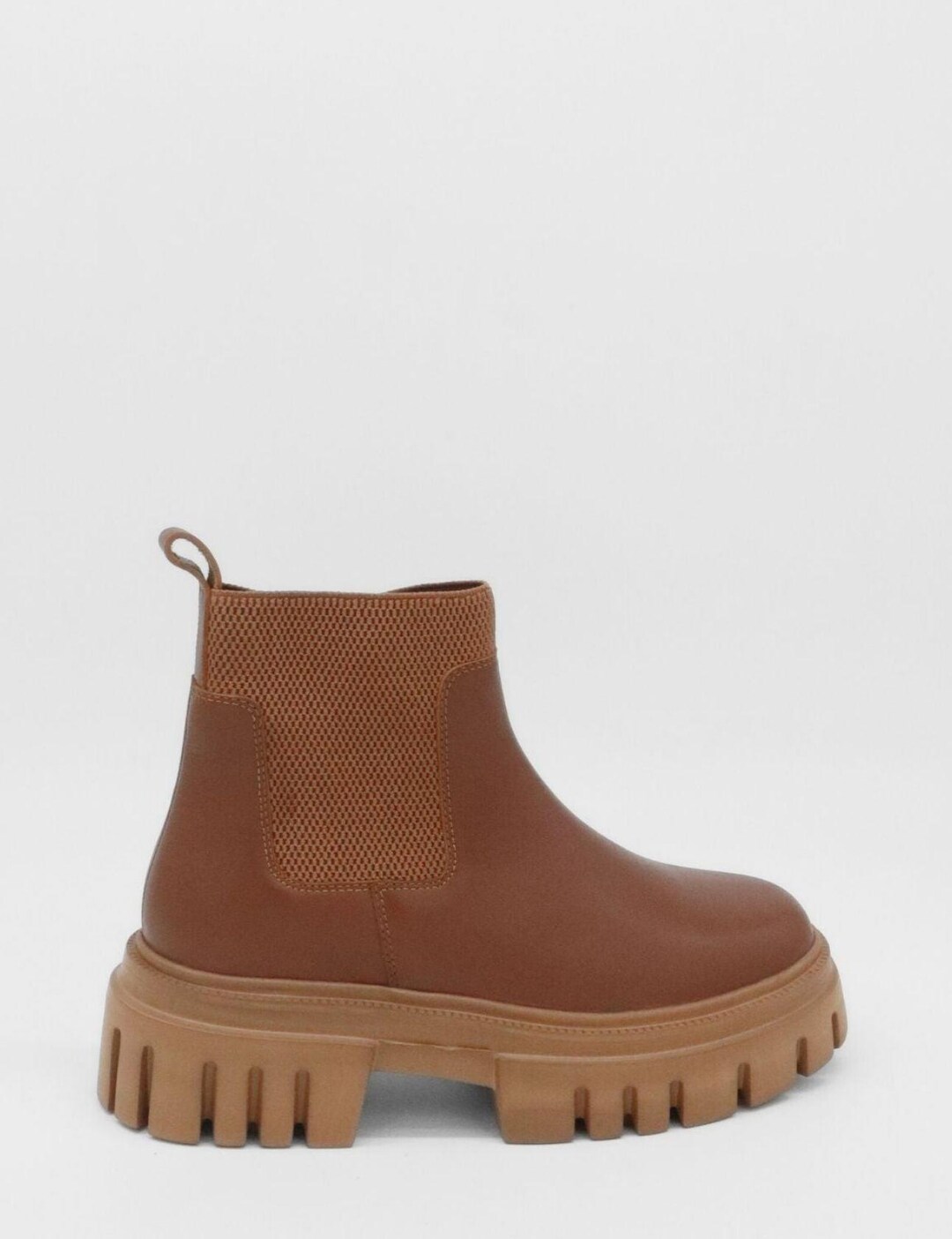 Agora Platform Chelsea Boots in Brown Leather Womens Shoes - Etsy