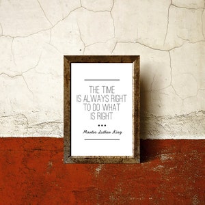 Martin Luther King, Inspirational Quotes, Printable Quotes, Home Decor ...