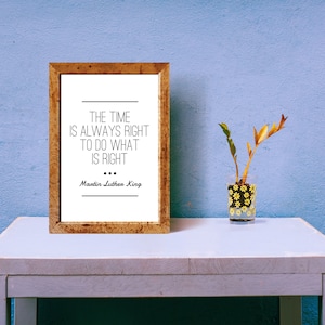 Martin Luther King, Inspirational Quotes, Printable Quotes, Home Decor ...