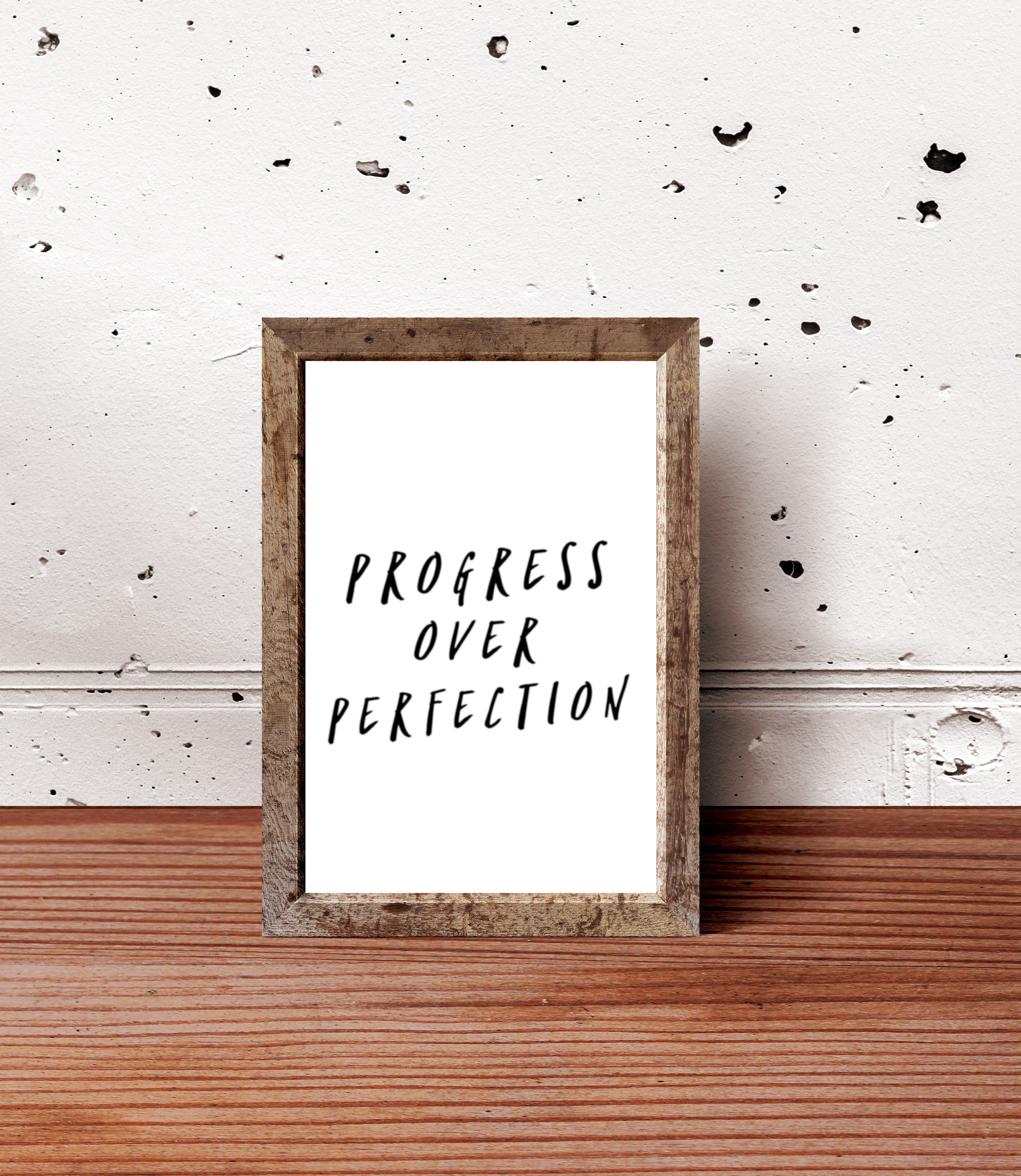 Progress Over Perfection, Printable Quotes, Office Decor, Home Decor ...